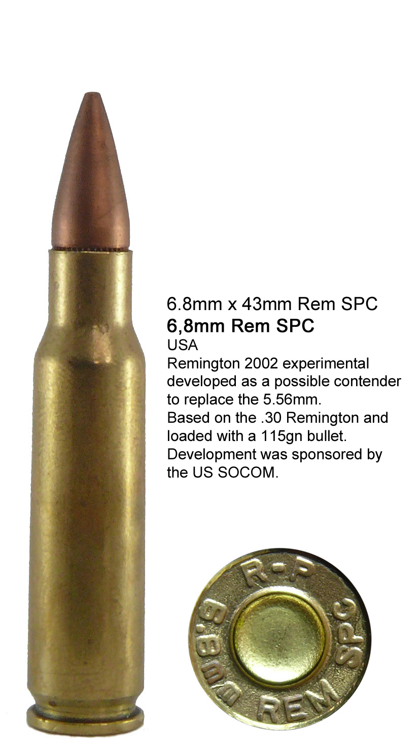 6.8mm Rem SPC – Military Cartridges