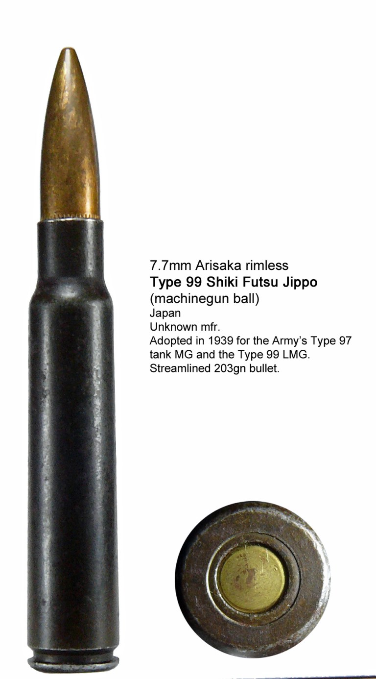 (107) 7.7mm Japanese Rimless – Military Cartridges