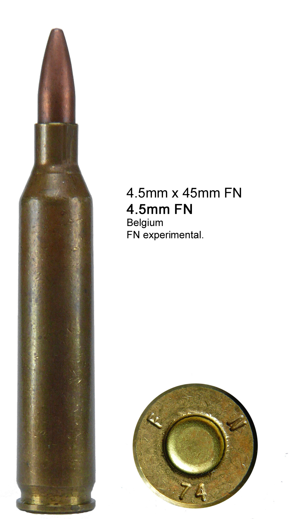 4.5mm x 45mm FN – Military Cartridges