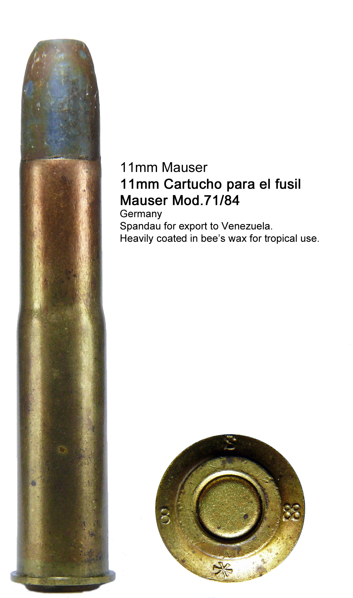 (147) 11mm Mauser – Military Cartridges