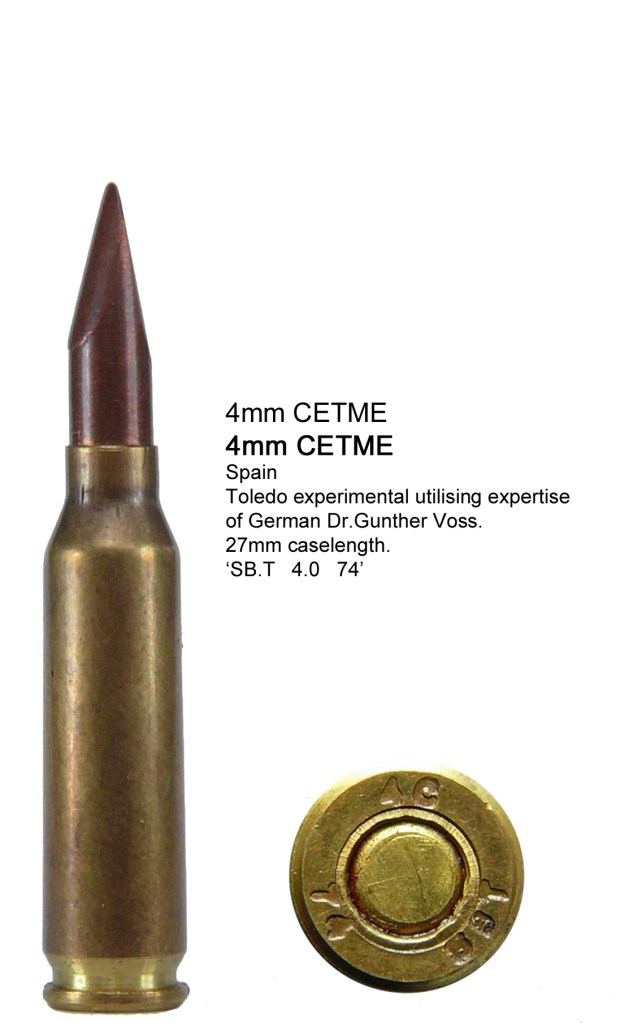 (001) 4mm x 27mm CETME – Military Cartridges
