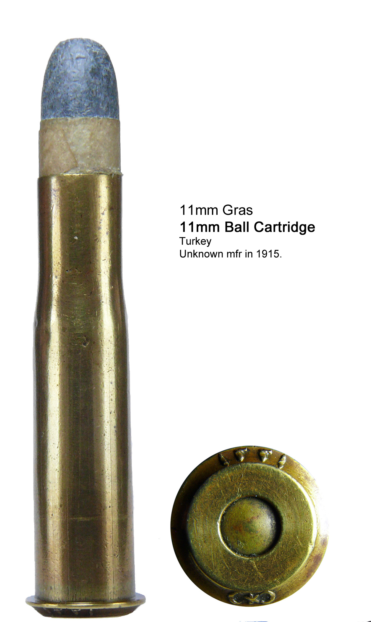 (164) 11mm Gras – Military Cartridges
